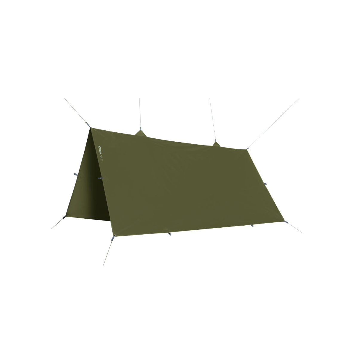Tarp imperméable carré vert olive - Trekmates