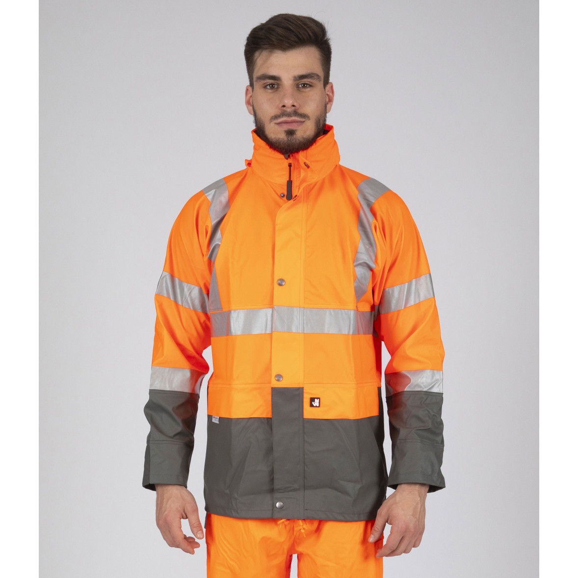 HIGH VISIBILITY WORK JACKET BANDIT FLUORESCENT ORANGE - Nine Worths by ...