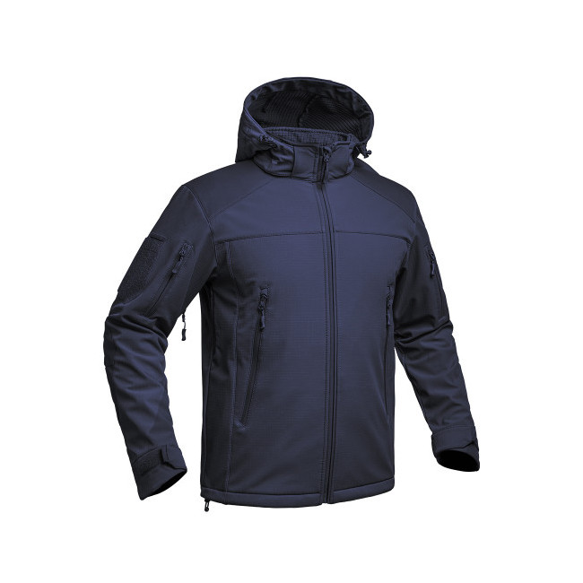 Giacca V2 Softshell Fighter blu navy - A10 Equipment
