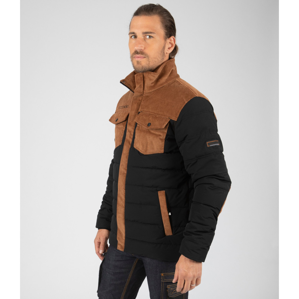 Piumino NICK nero/cammello - Nine Worths by North Ways