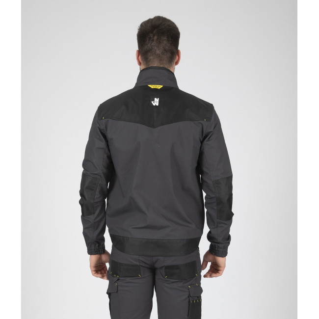 FOURNIER GRAY / BLACK WORK JACKET - Nine Worths by North Ways