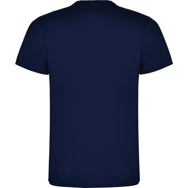 Navy T-shirt with white Punisher logo on heart side - Army Design