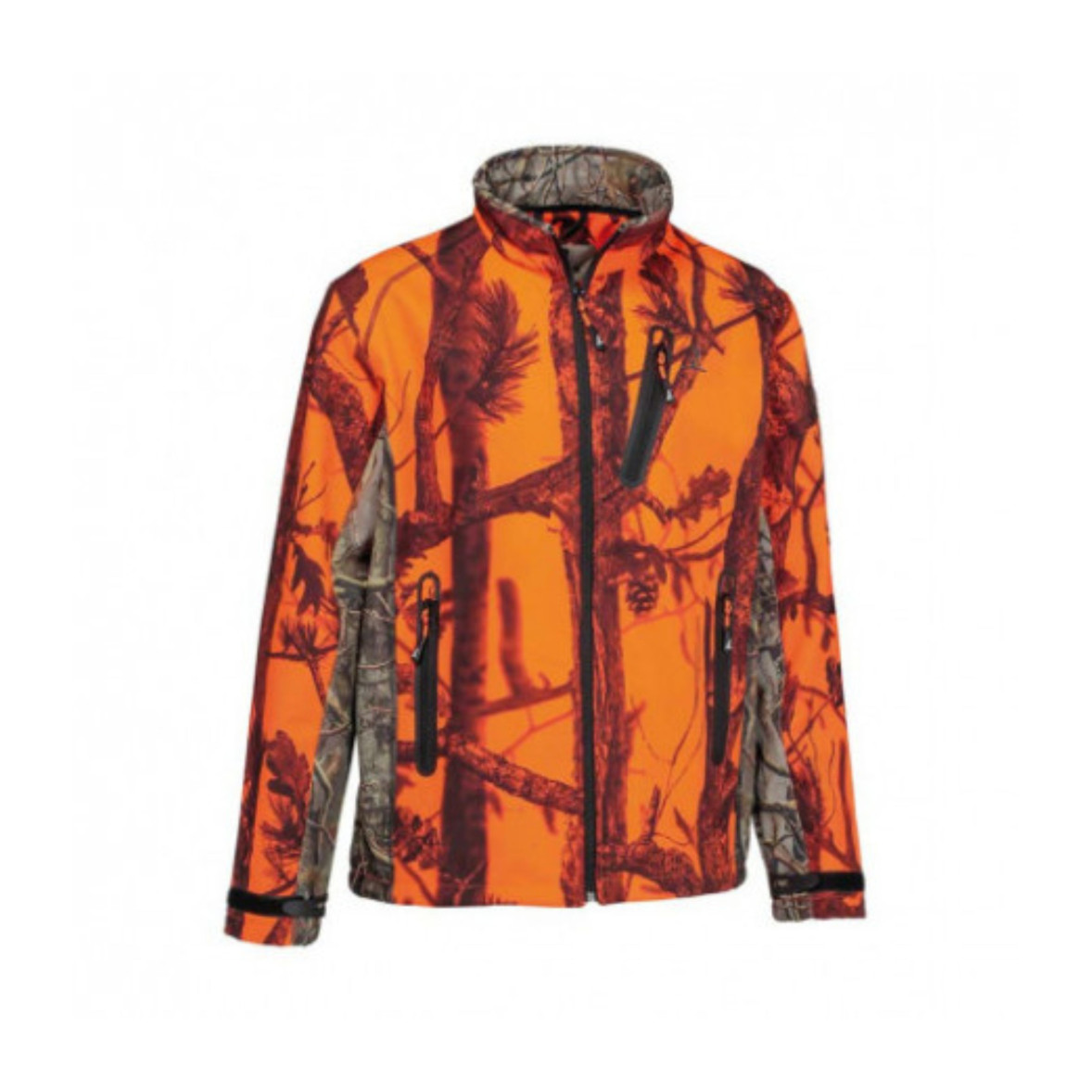 Ghostcamo Blaze&Black softshell hunting jacket - Percussion