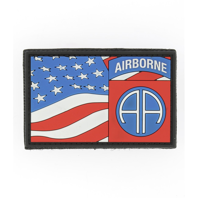 Parche 3D PVC bandera 82nd Airborne de 101 Inc