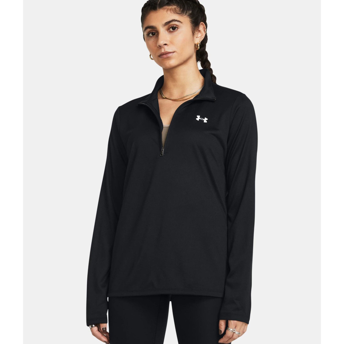 Women's UA Tech™ ½ Zip Top - Black - Under Armour