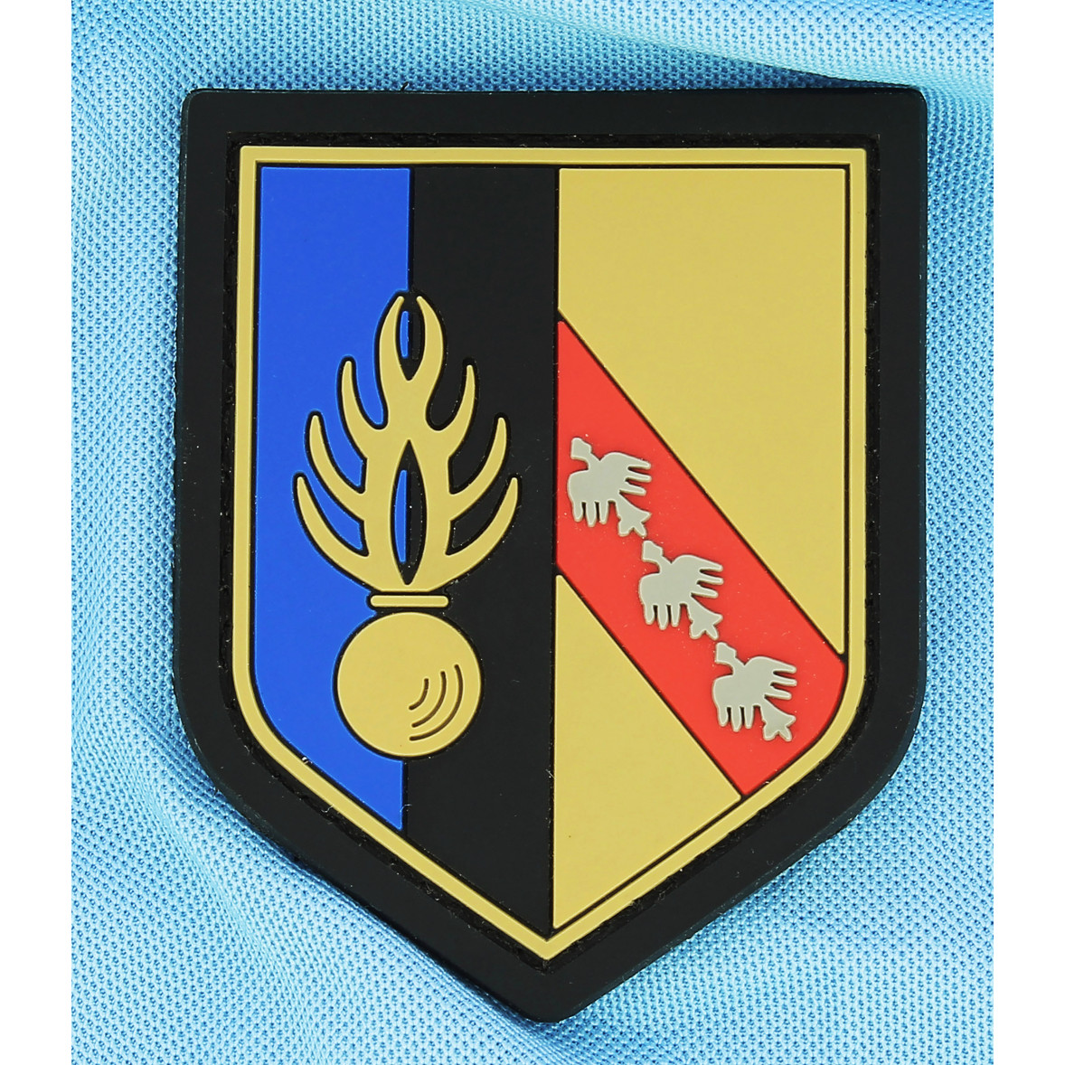 PVC Patch Mobile Gendarmerie Defense Zone Metz