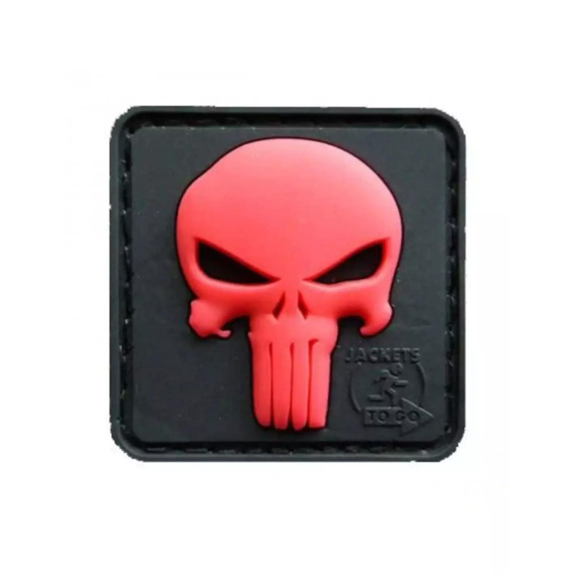 Patch Punisher en gomme Blackmedic Red - JTG