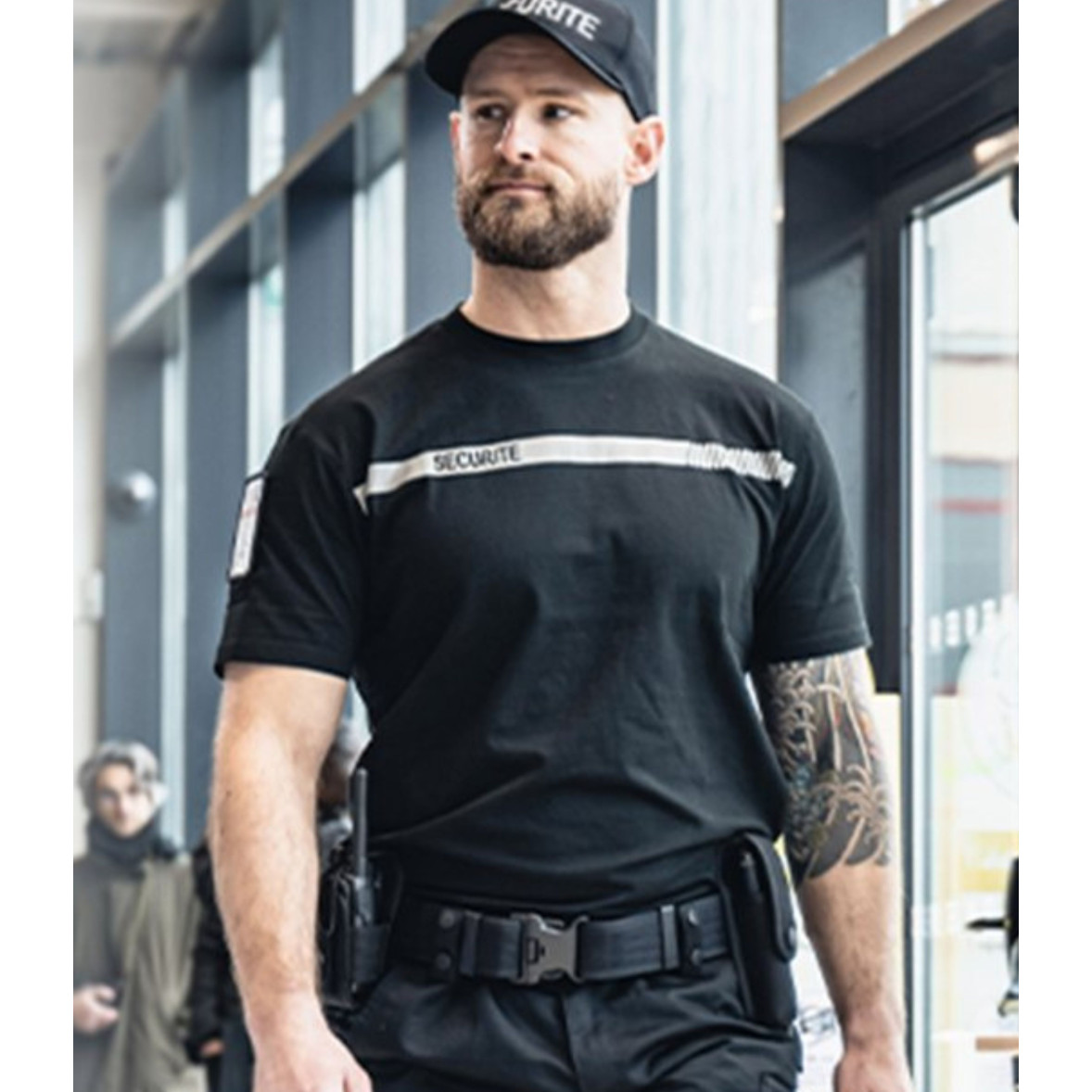 Black Sécu-One Security T-shirt - A10 Equipment