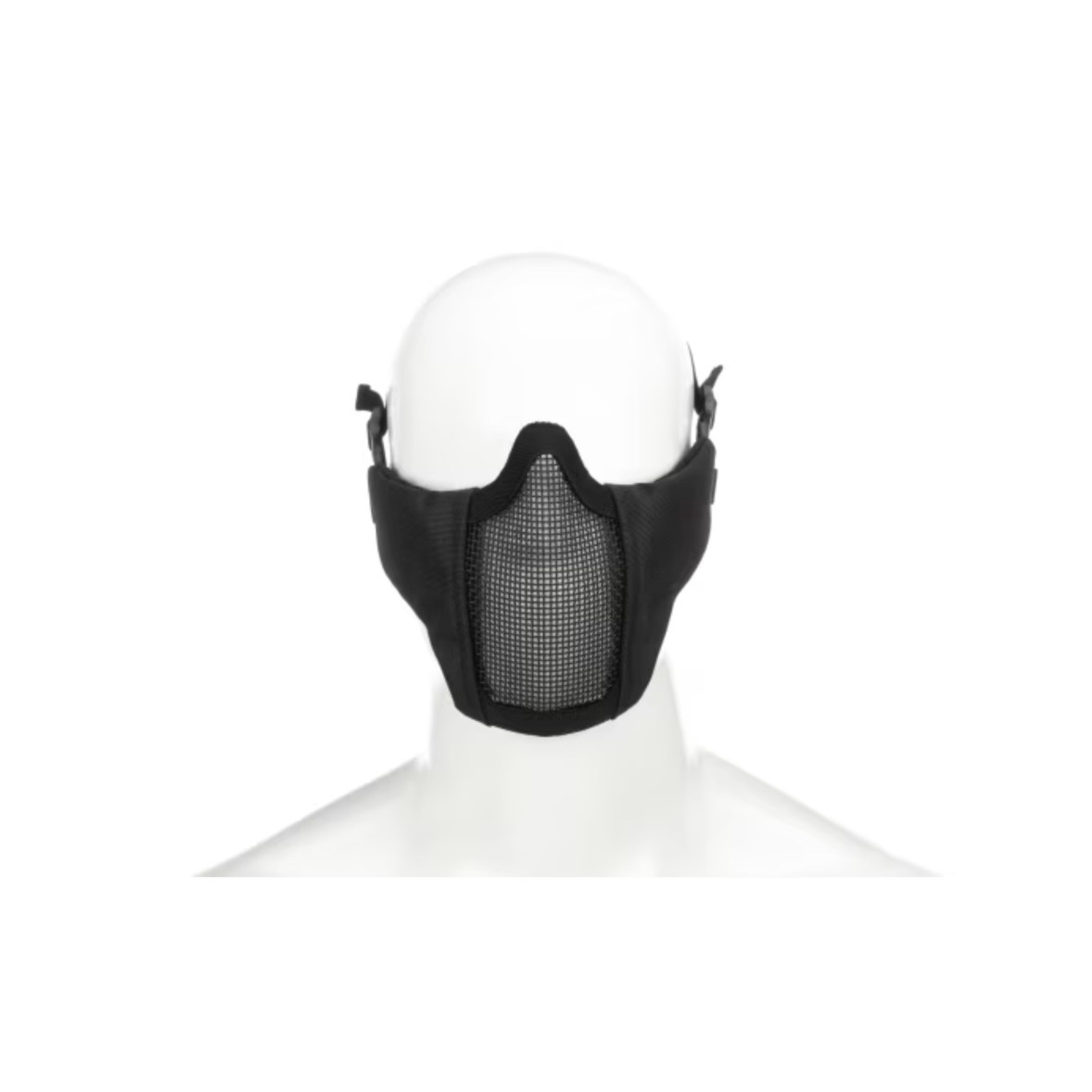Black Steel Half Face Mask - Invader Gear