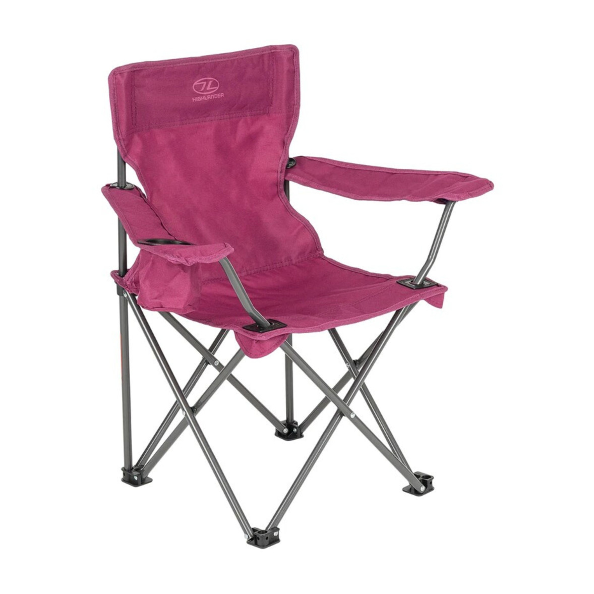 Kelburn Kids Camping Chair - Pink - Highlander