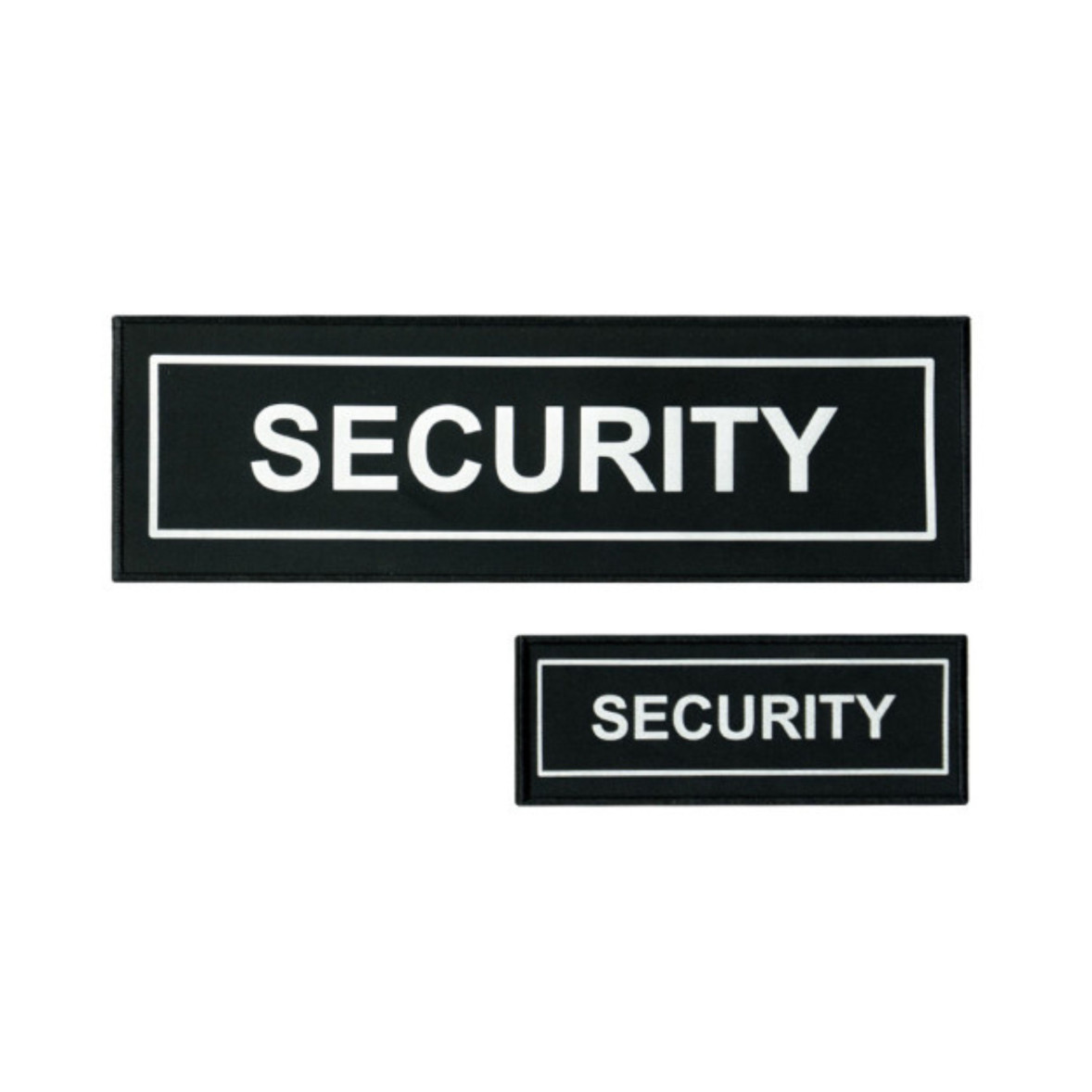 SECU-ONE Security badge + chest band set black - A10 Equipment