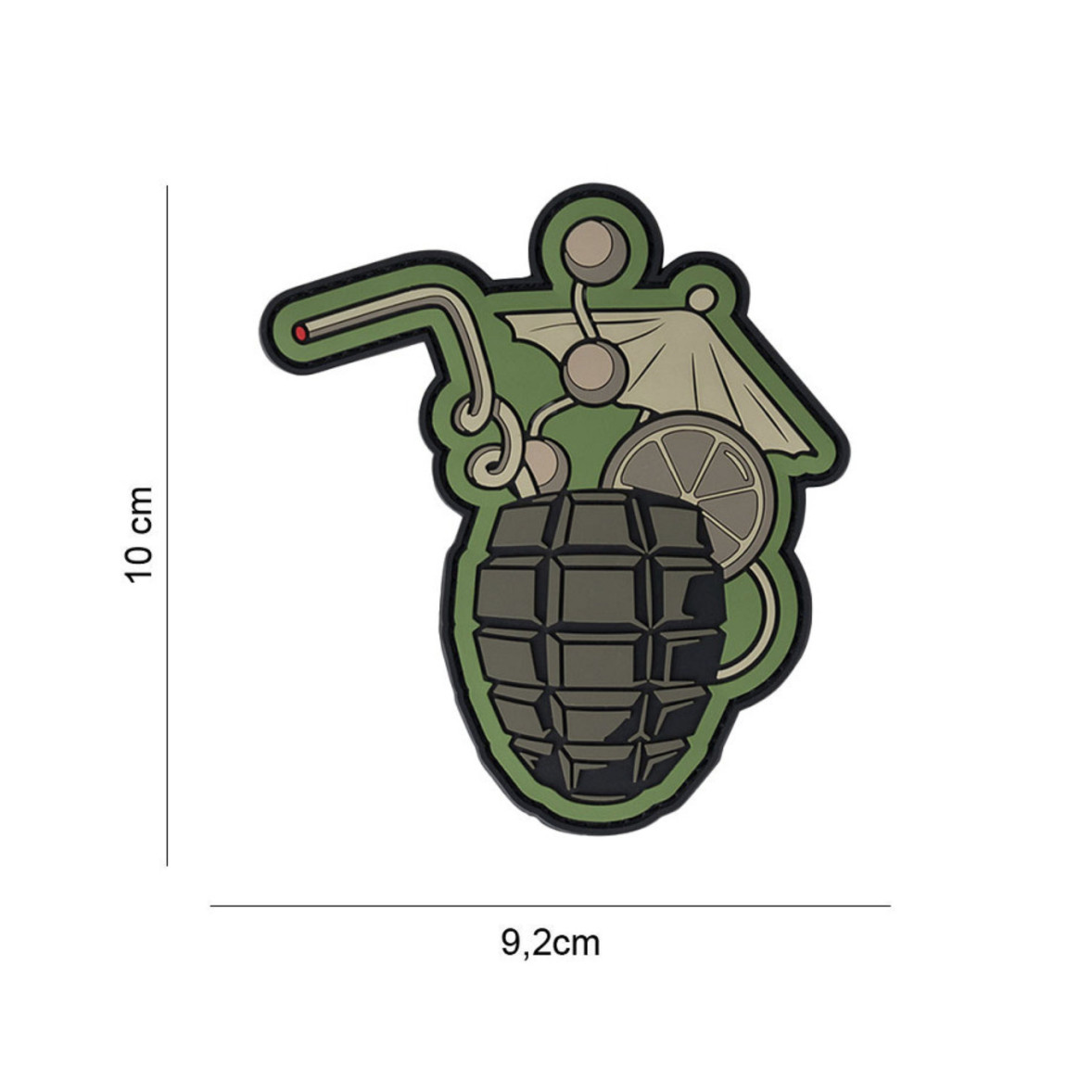 Patch 3D PVC Grenade cocktail - 101 Inc
