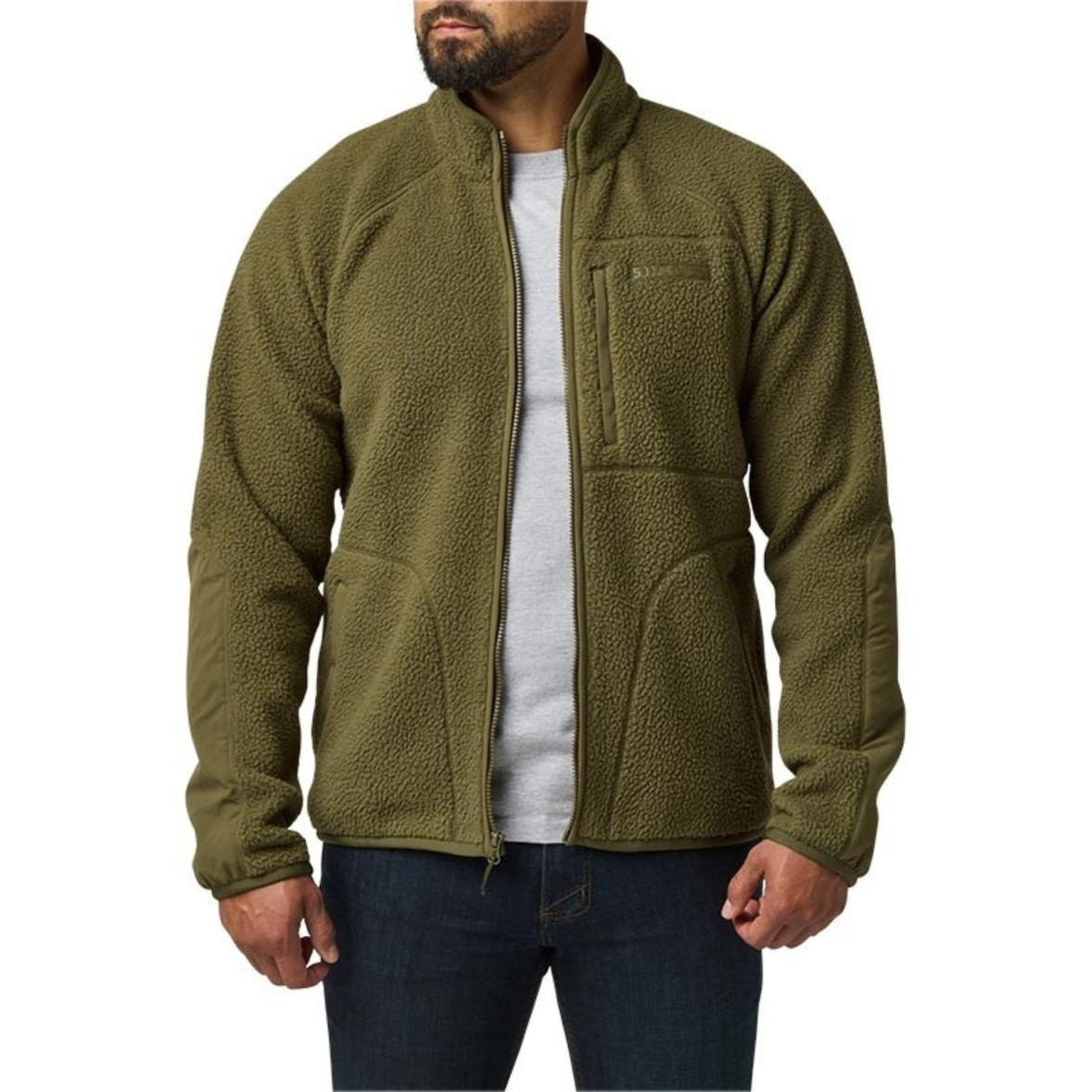 HQ Tech Fleece Jacket (ML-H) - Field Green - 5.11 Tactical