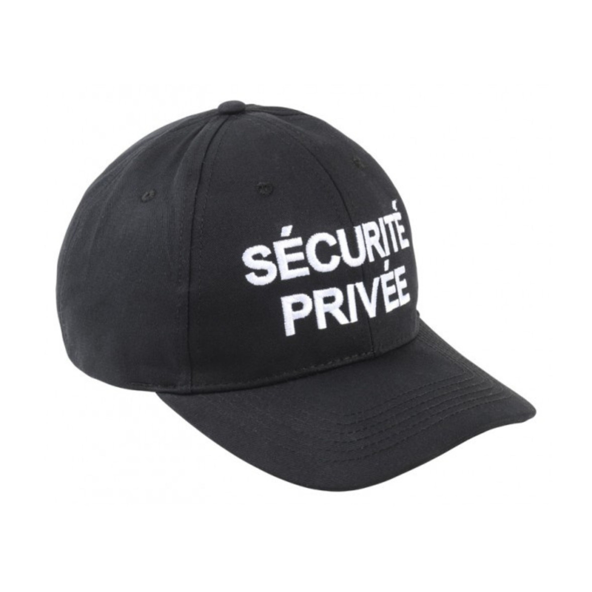 Casquette noire Sécurité modèle base-ball - CityGuard