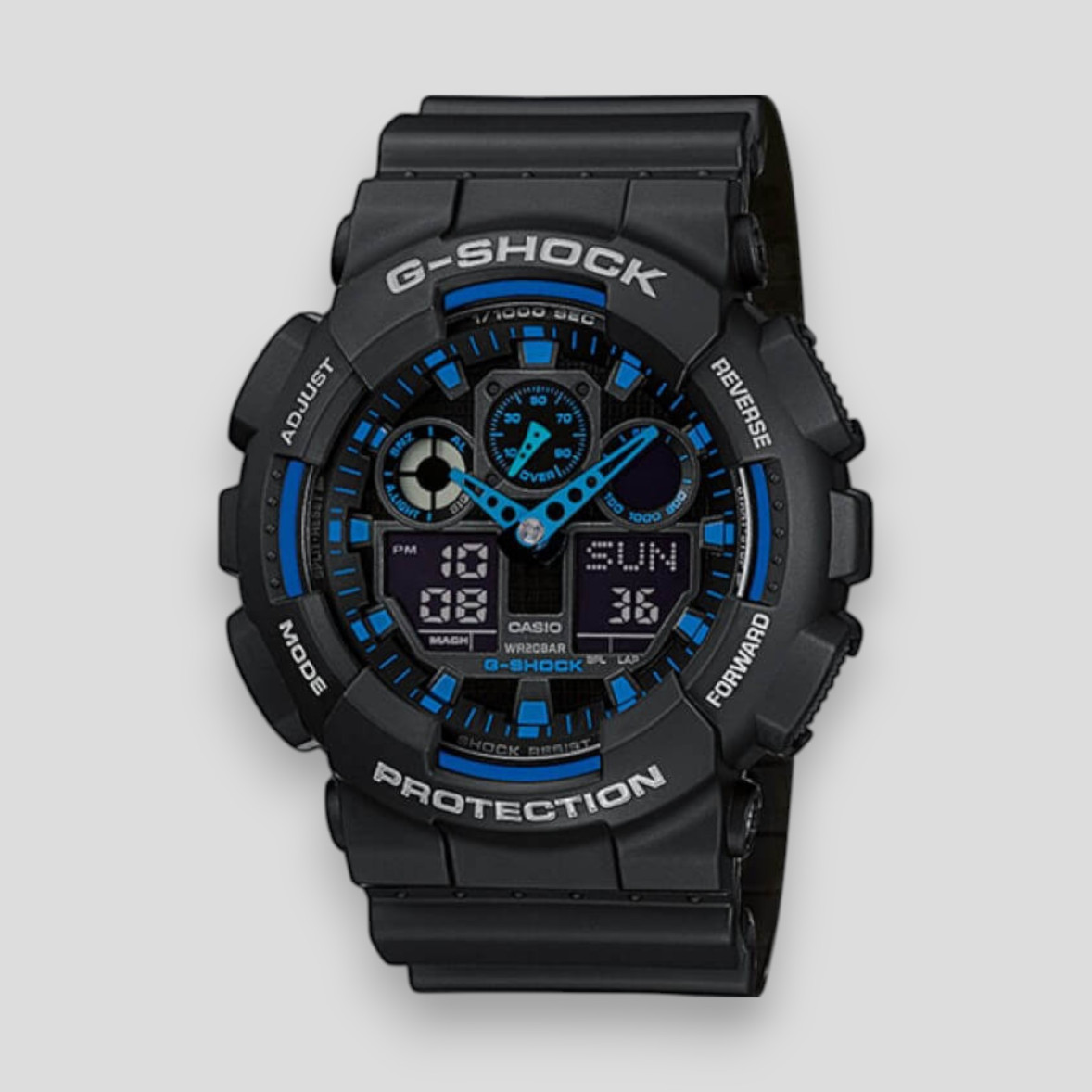 Reloj G-Shock Classic GA-100 negro/azul - Casio