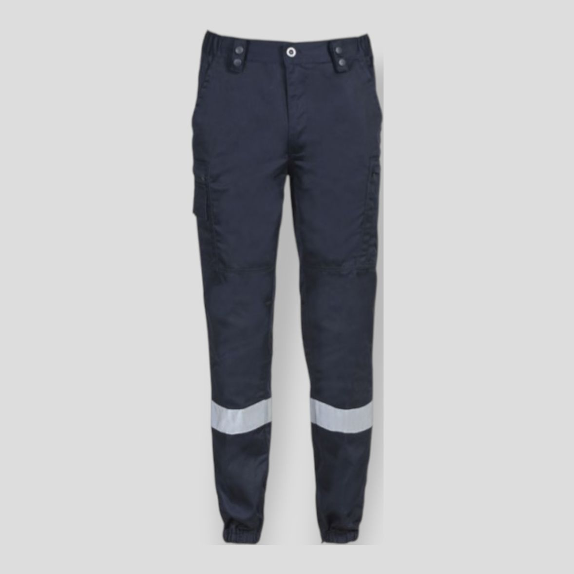 Navy action pants with reflective strip - City Guard