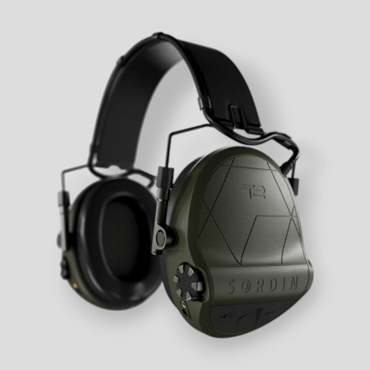 Auriculares anti-ruido con diadema de cuero negro Supreme T2 (SNR: 29db ...