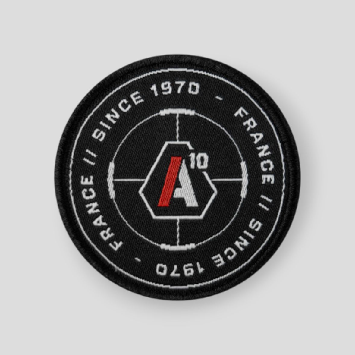 Signature Since 1970 Embroidered Patch - White/Red - A10 Equipment