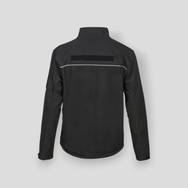 Private Security Softshell Jacket - Black - CityGuard