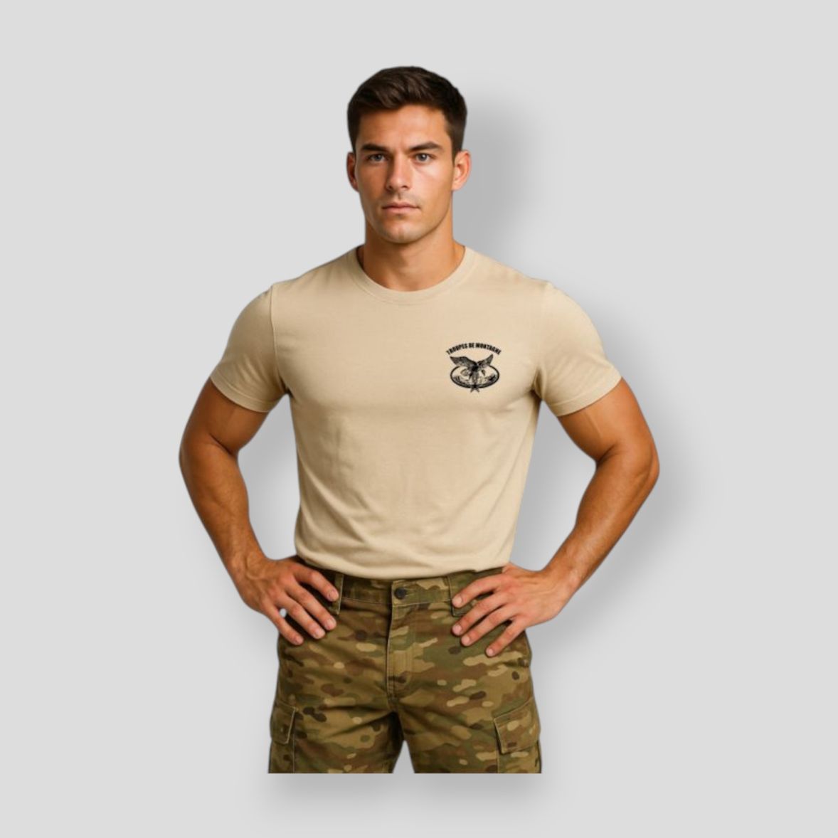 Mountain Troops 190g T-shirt - Coyote - Summit Outdoor Lifestyle