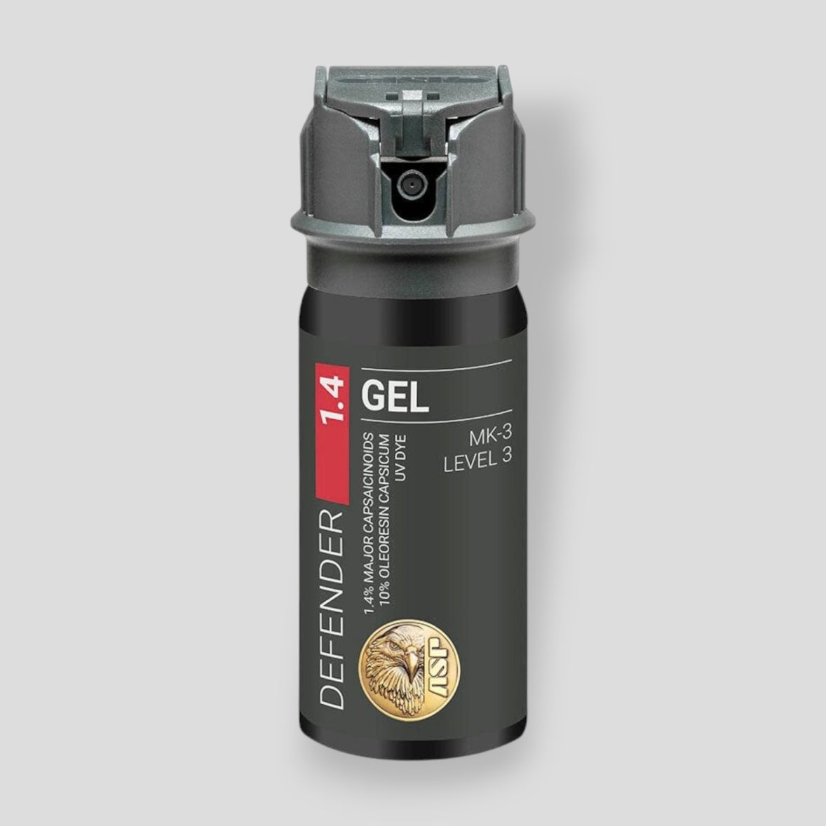 Aérosol de défense Defender LE 1.4 OC MK3 - Gel - ASP