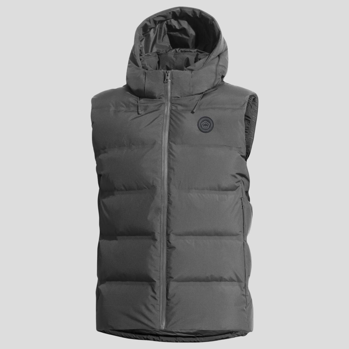 Veste sans manches Ã capuche Omega - Gris Cendre - Pentagon