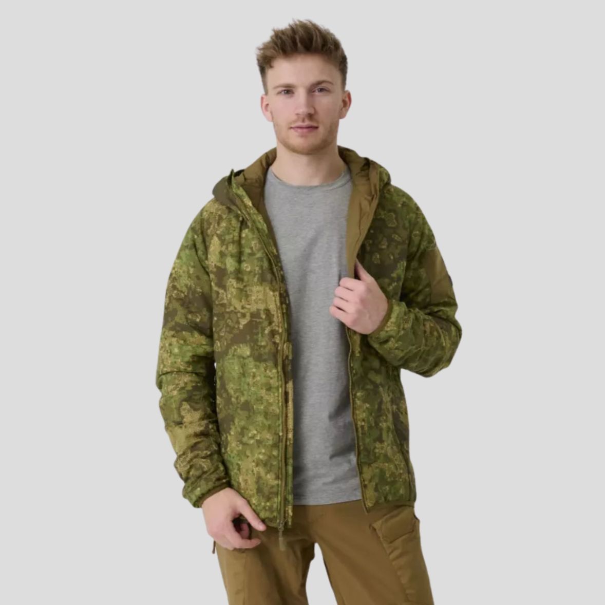 wolfhound hoodie jacket - climashield® apex 67g - pencott® wildwood ...