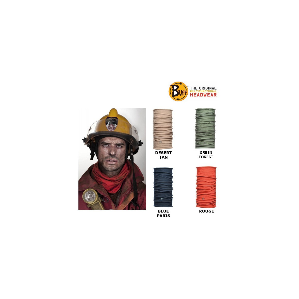 OD green Buff brand fire-resistant, flame-retardant and antistatic neck ...