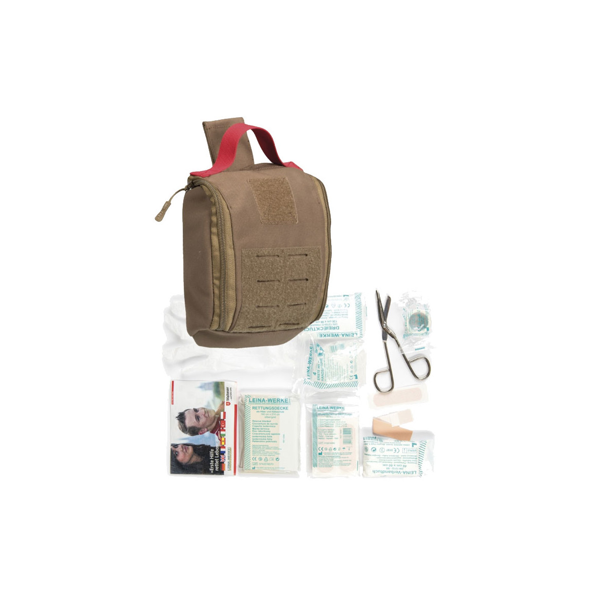 Bolsillo individual de kit de primeros auxilios IFAK laser cut completo