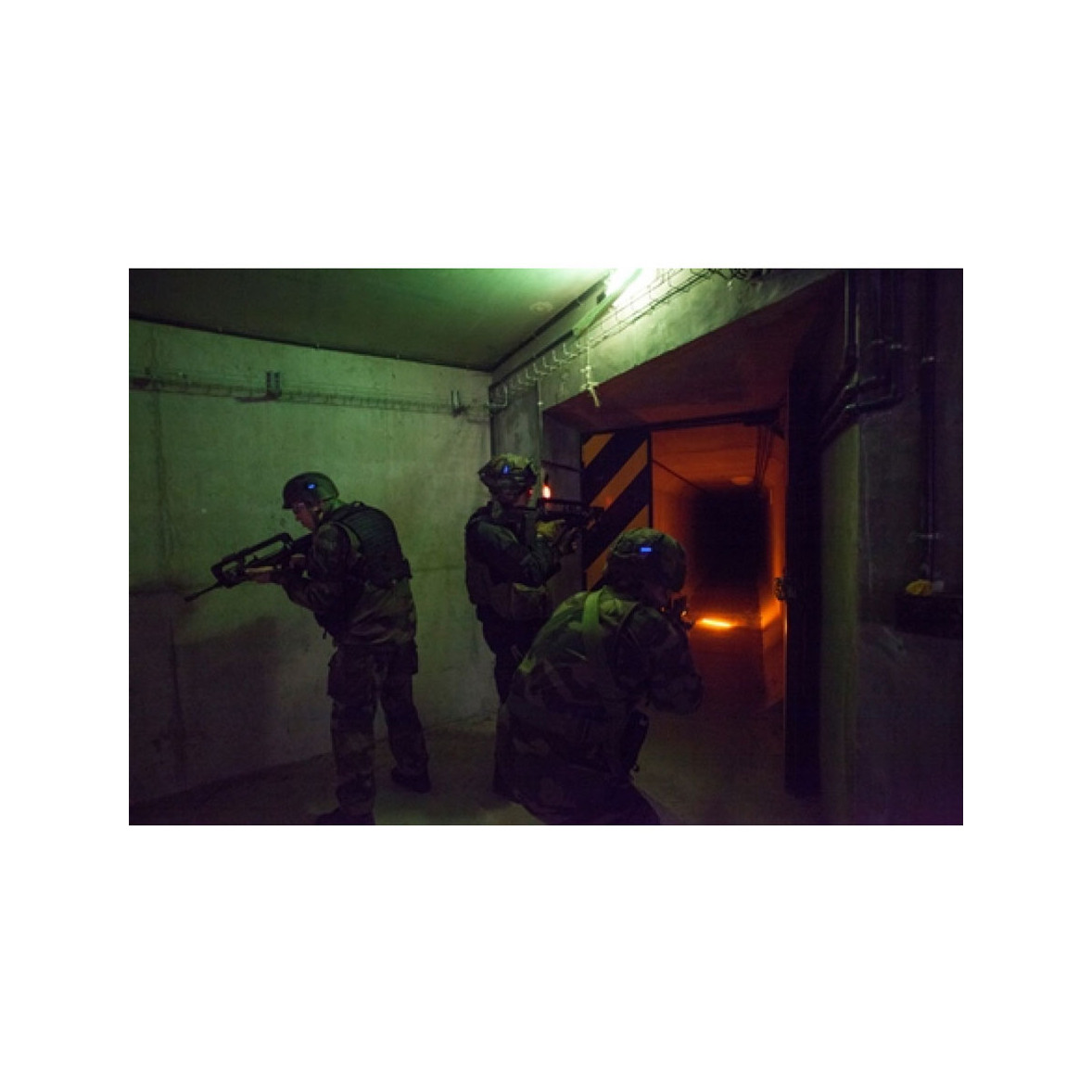 Set of 5 Impact light sticks 40 cm - 12 hours - red - Cyalume