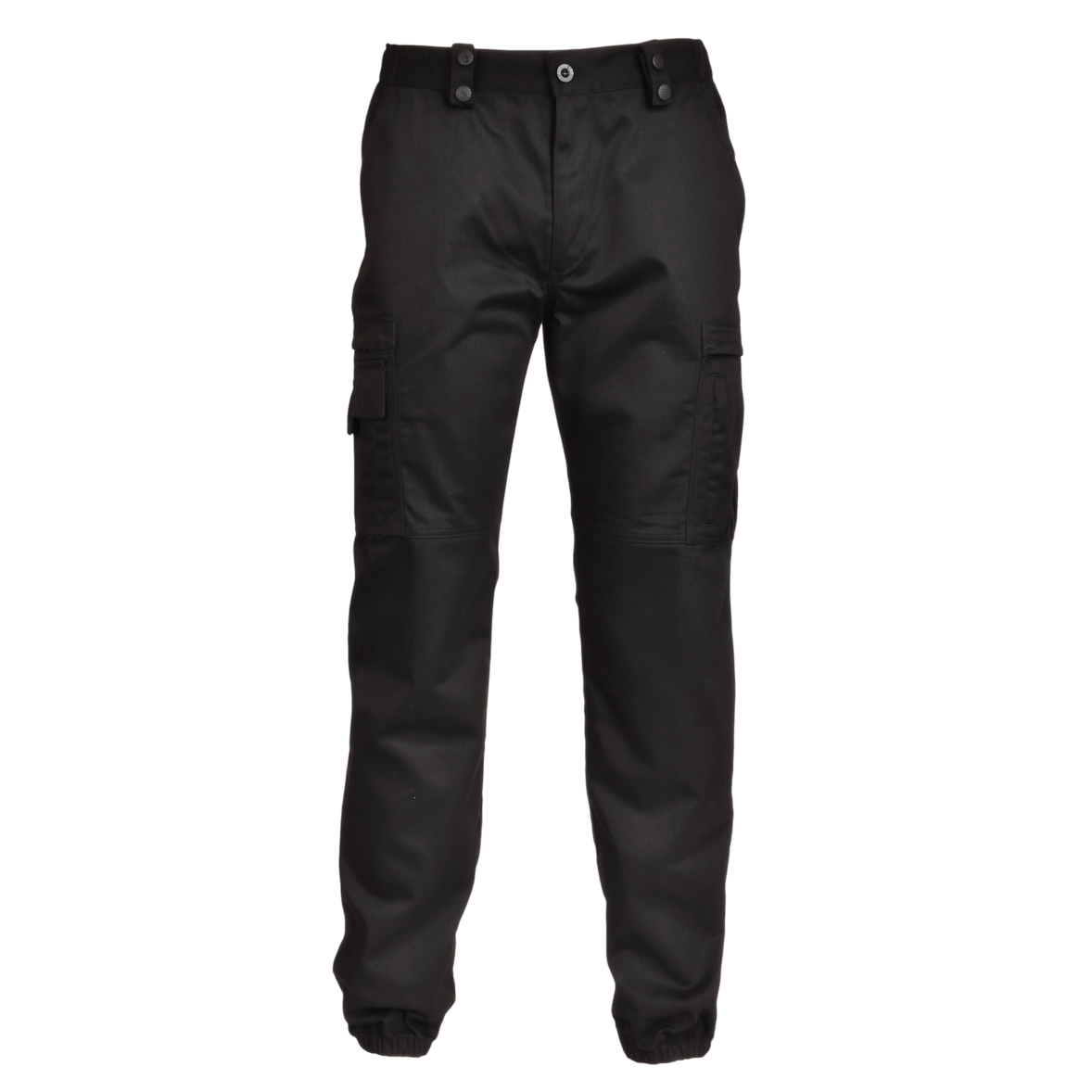 Matte black ultra-complete action pants Cityguard