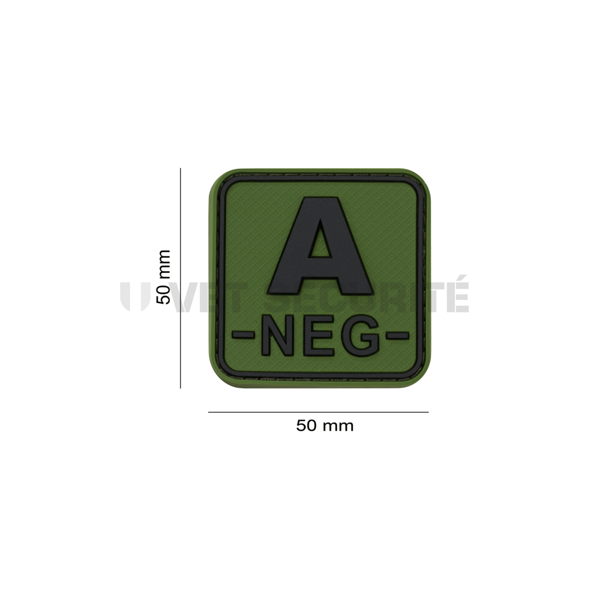 Blood type A- OD Green Patch - JTG - Vetsecurite.com