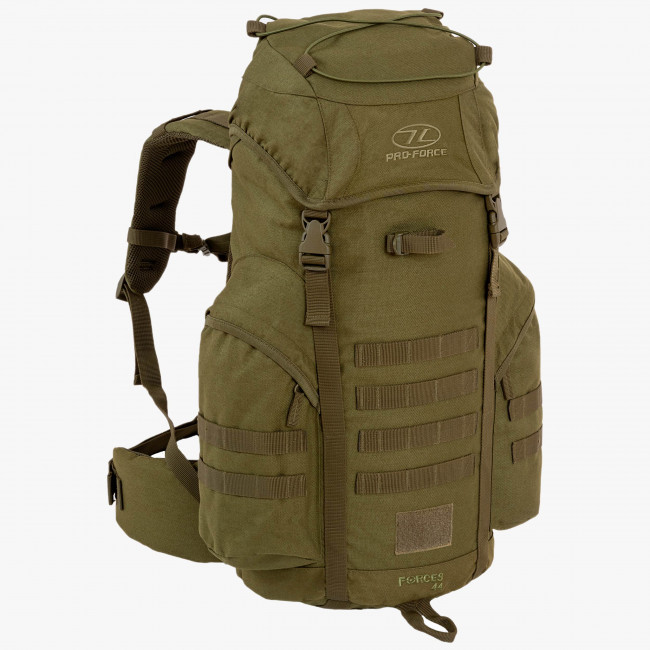 Forces 44L Olive Green Backpack - Highlander - Vetsecurite.com