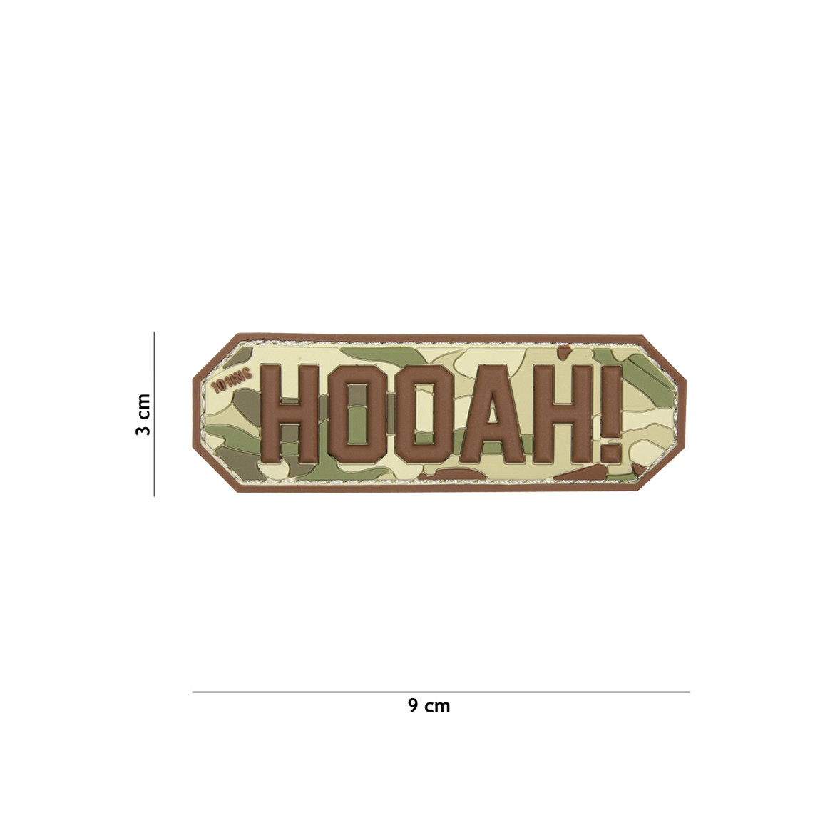 3D PVC Patch "HOOAH" Multi - 101 Inc - Vetsecurite.com