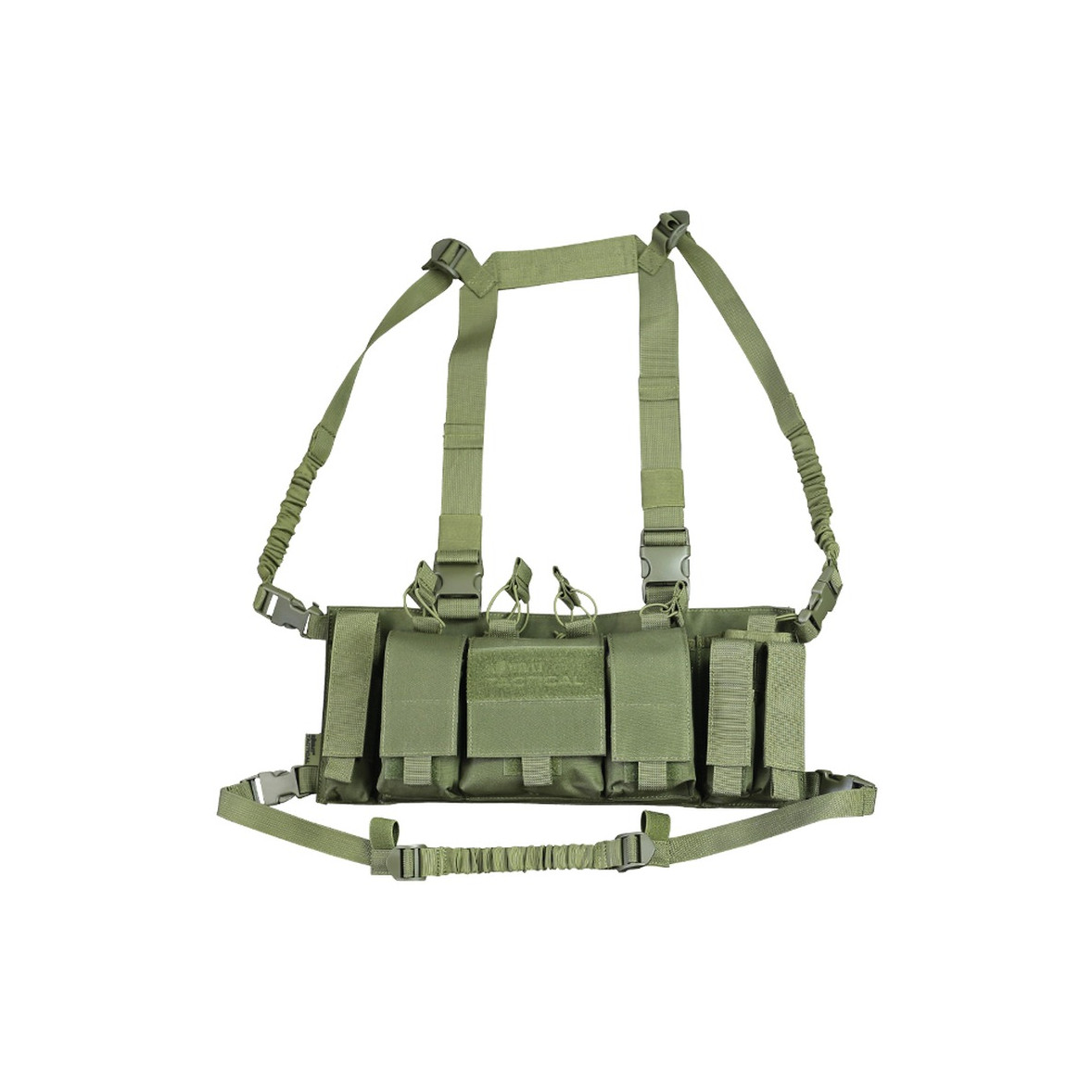 Trojan Chest Rig - Olive Green - Kombat Tactical