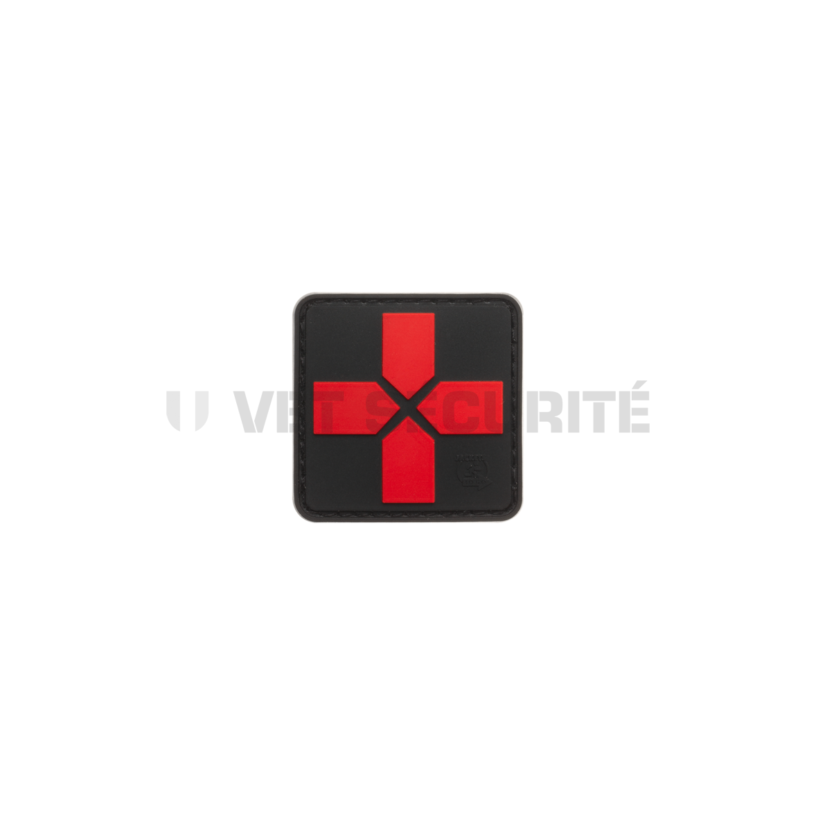 Red Cross Rubber Patch 40mm - Blackmedic - JTG