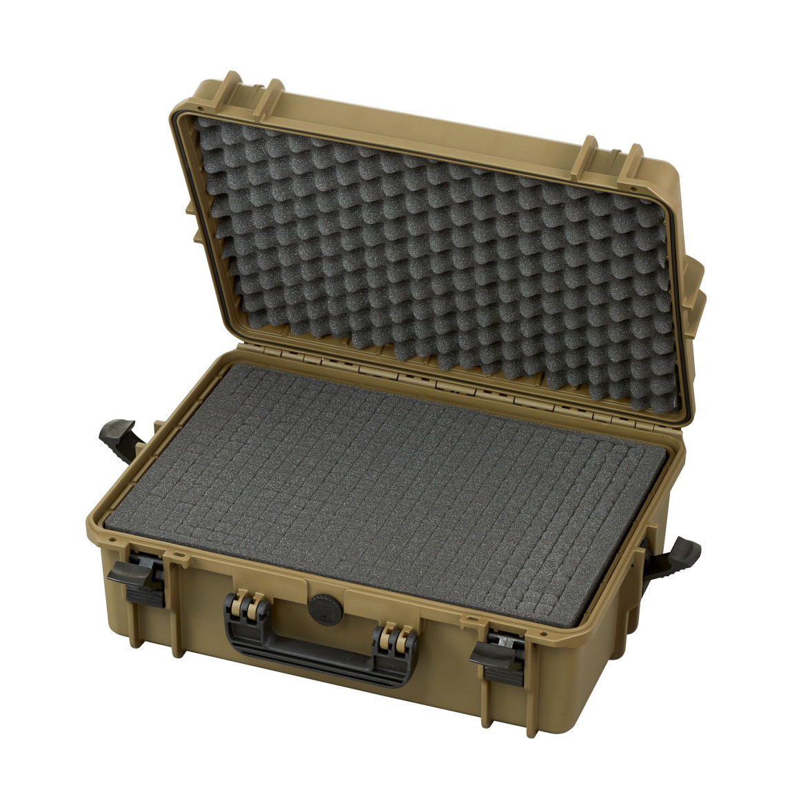 MAX505S 34-liter waterproof carrying case in tan - Max Cases