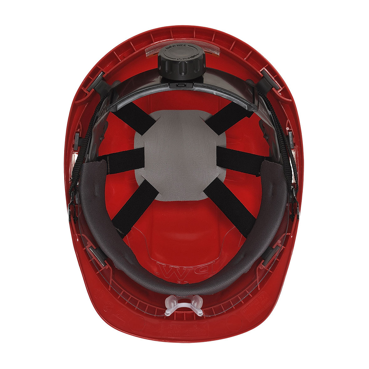 Casque endurance de chantier avec visière Rouge - Portwest