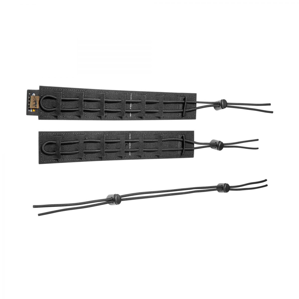 Tira de Velcro com cordão elástico Preto - Tasmanian Tiger