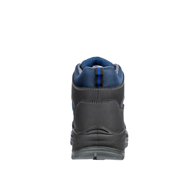 Botas de seguridad Safe mid S3 Negro/Azul - Footguard