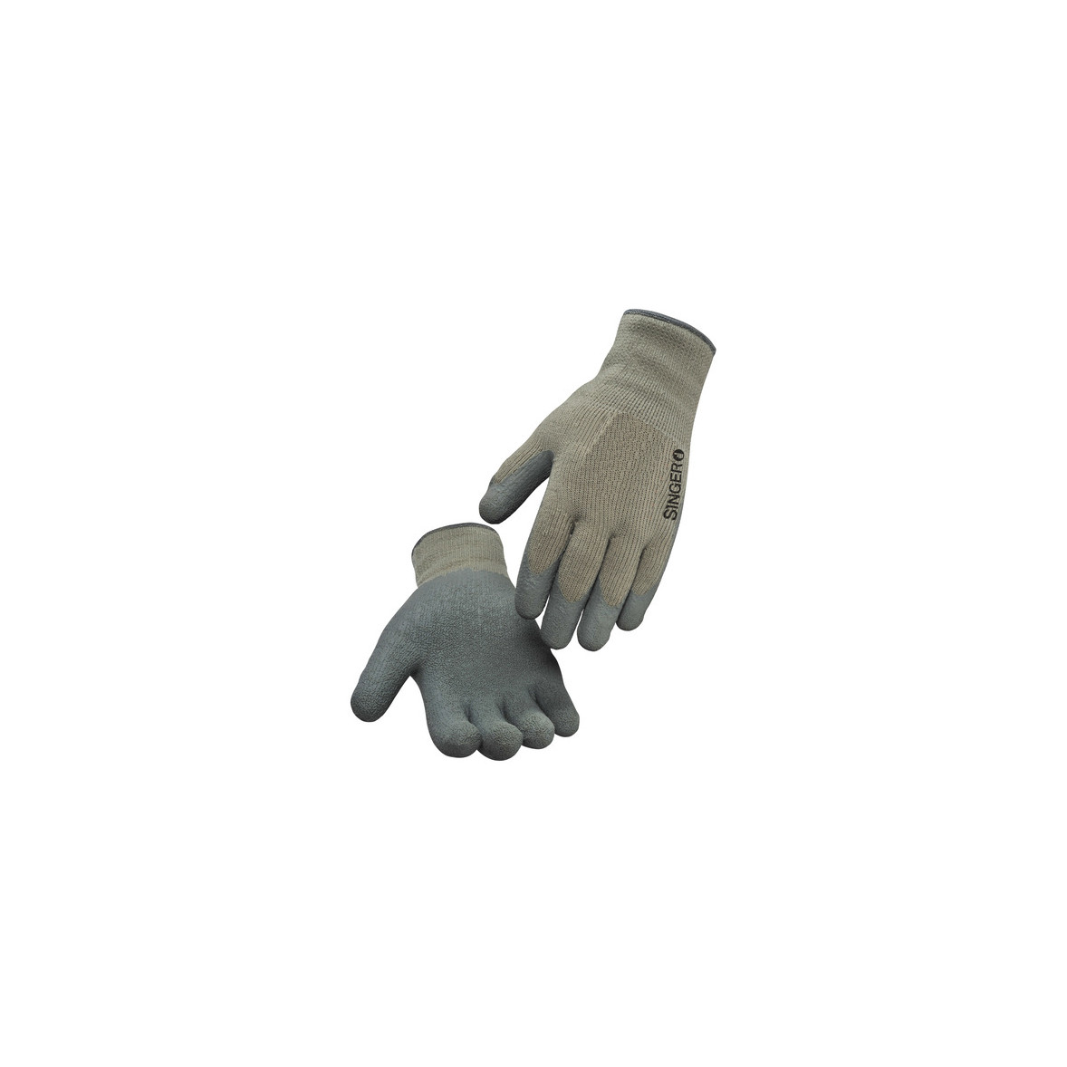 Brushed terry end latex gloves - Singer Safety