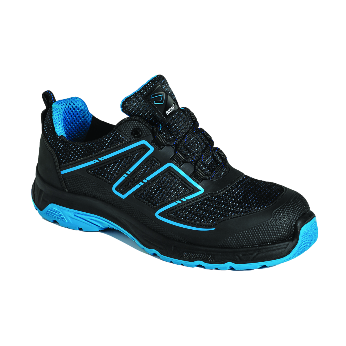 Sapatos de segurança Star S1P Preto/Azul - Bicap