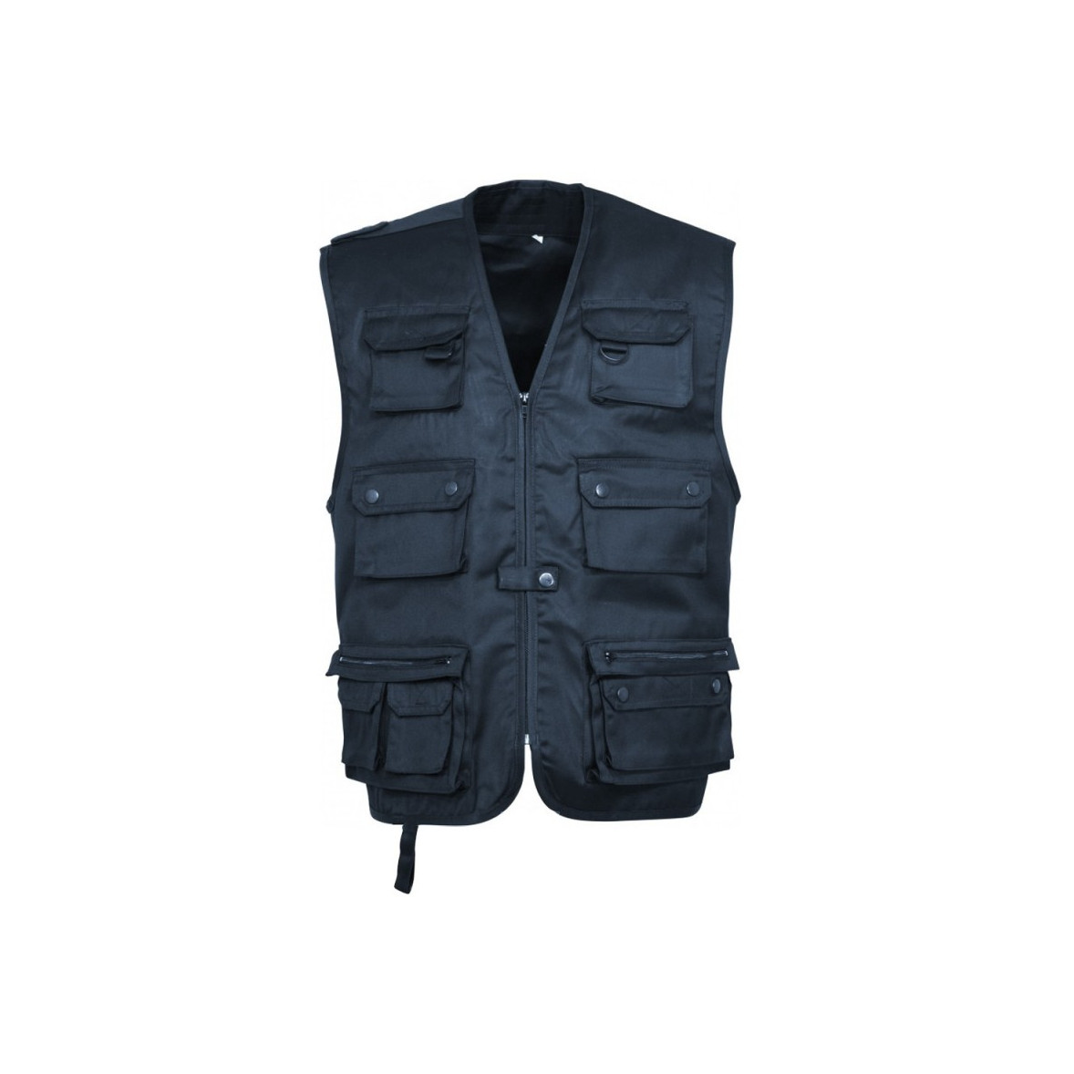 Chaleco de Reportero liso Azul - CityGuard - vetsecurite.com