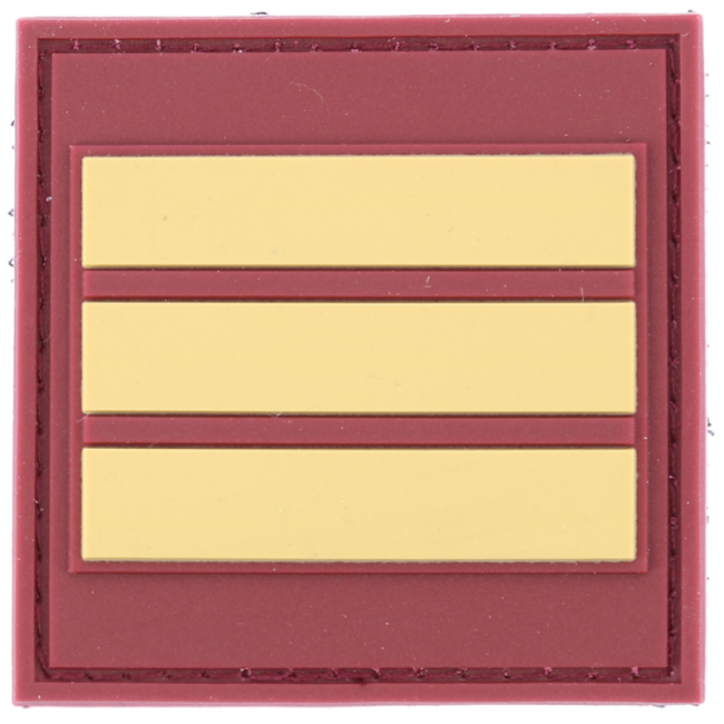 PVC Velcro Rank Insignia DOCTOR CAPTAIN / NORMAL CLASS STG - Cholet