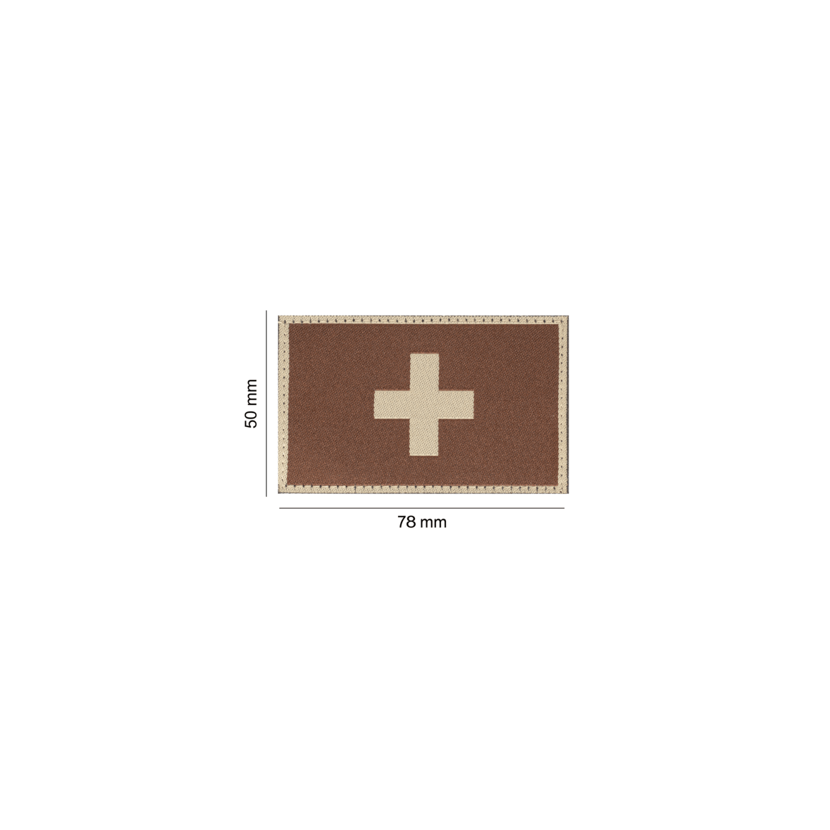 Switzerland Flag Patch Desert - Clawgear