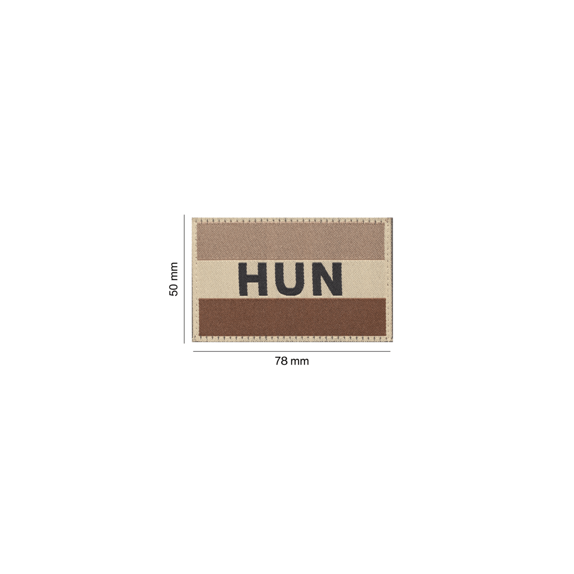 Hungary Flag Patch Desert - Clawgear
