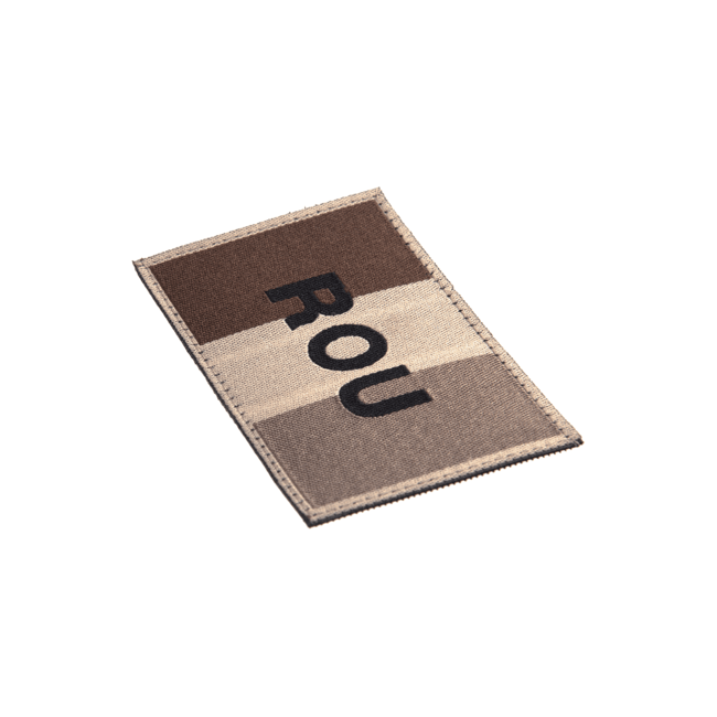 Romania Flag Patch Desert - Clawgear