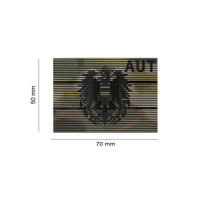 Patch doppio motivo IR Austria Multicam - Clawgear