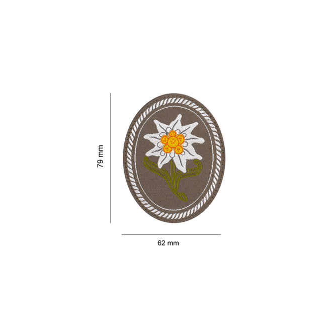 Edelweiss Patch Oval - Clawgear