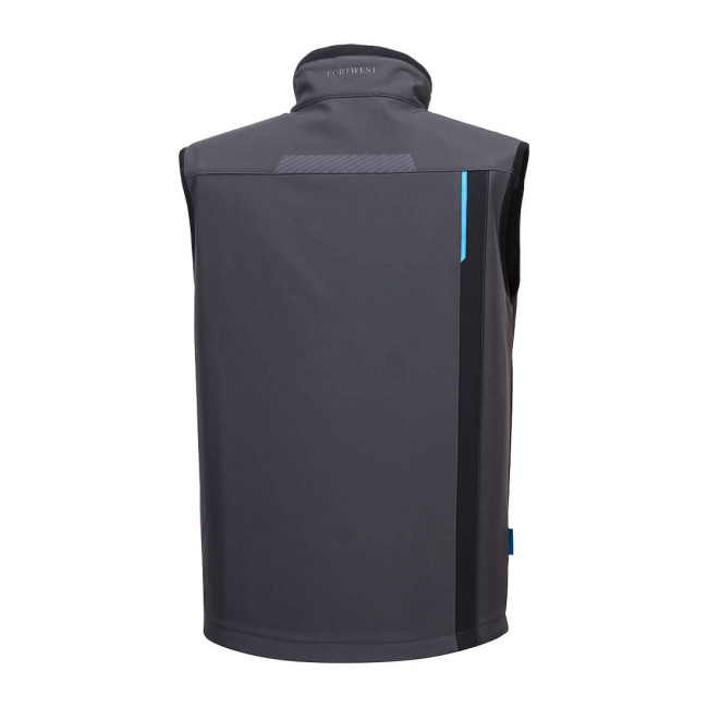 Chaleco softshell sin mangas WK3 gris metal - Portwest